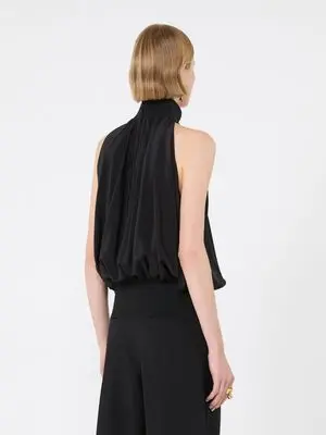 Max Mara Sleeveless Pure Silk Top