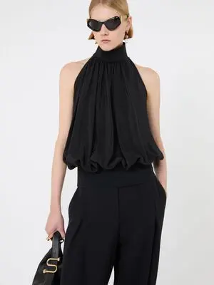 Max Mara Sleeveless Pure Silk Top