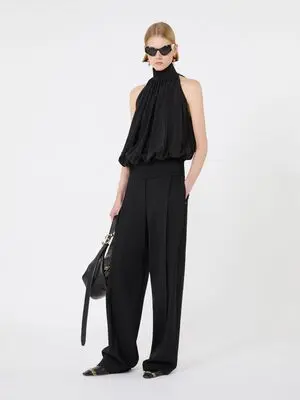 Max Mara Sleeveless Pure Silk Top