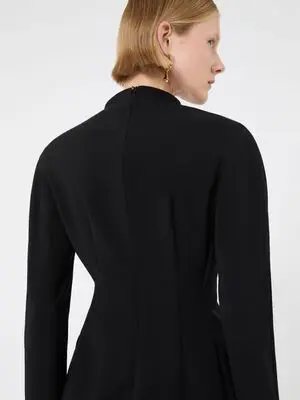 Max Mara Stretch Viscose-blend Hourglass Dress