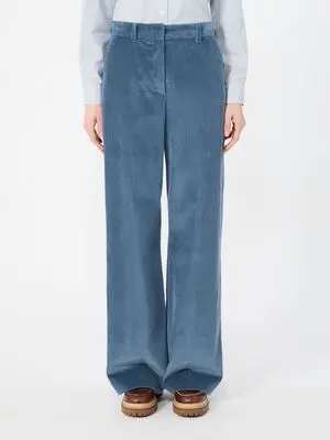 Max Mara Cotton Velvet Trousers
