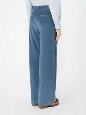 Max Mara Cotton Velvet Trousers