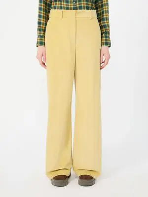 Max Mara Cotton Velvet Trousers