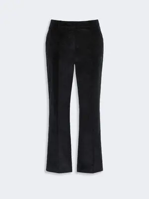 Max Mara Cotton Velvet Cropped Trousers
