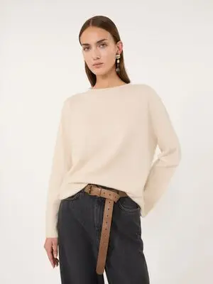 Max Mara Wool And Cashmere Crewneck Sweater