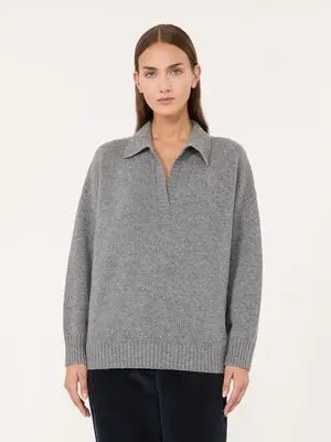 Max Mara Wool Yarn Polo Shirt