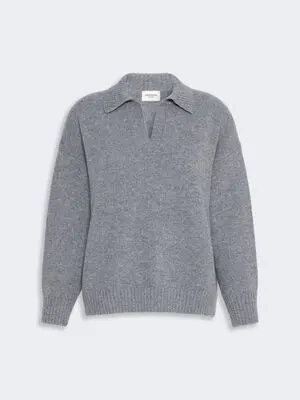 Max Mara Wool Yarn Polo Shirt