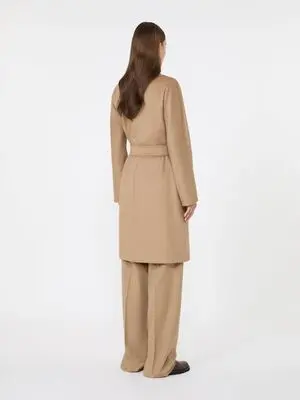Max Mara Wool Broadcloth Robe Coat