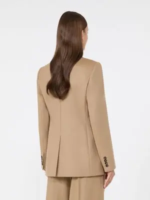 Max Mara Single-breasted Wool Broadcloth Blazer