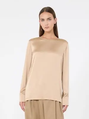 Max Mara Silk Satin Blouse