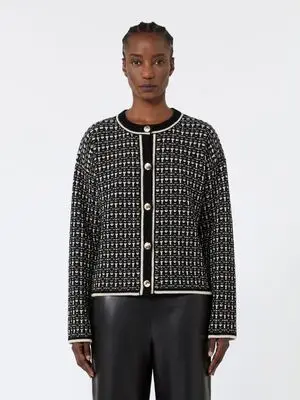 Max Mara Wool And Cashmere Boxy Cardigan