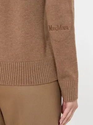 Max Mara Mannish Wool Yarn Cardigan