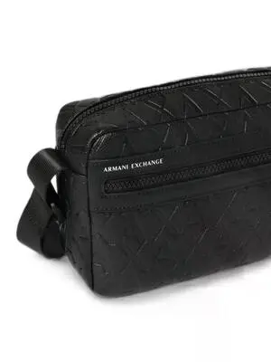 Armani Exchange Logo-embossed Messenger Bag