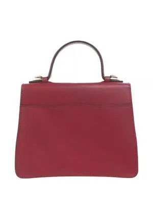 Cartier 2020-2026 Mini Leather Panthere C Satchel Red