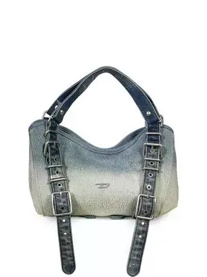 DIESEL® D-one-small Top-handle Bag In Crystal Solarised Denim - Neutrals