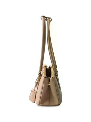 Prada Galleria Saffiano-leather Mini-bag - Neutrals