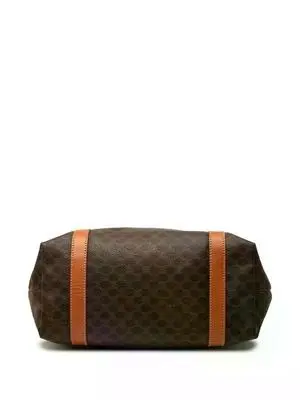 Celine 20th Century Macadam Coated Canvas Tote Bag