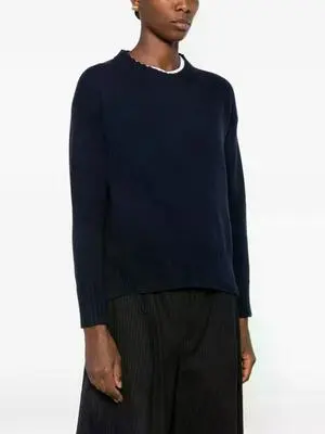 BASE MILANO Ribbed-trim Crew-neck Sweater