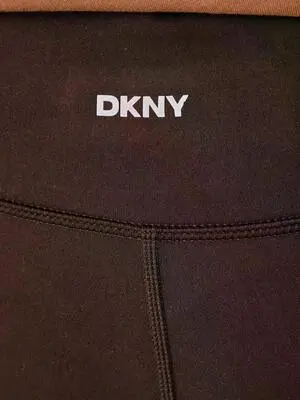 Dkny Logo-print Flared Trousers