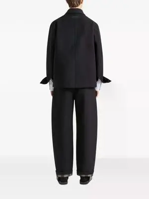 Givenchy Couture Seam Overshirt In Cotton With Checked Reverse