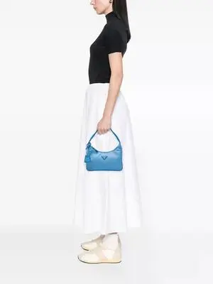 Prada 2019-2026 Mini Tessuto Re Edition 2000 Shoulder Bag - Blue