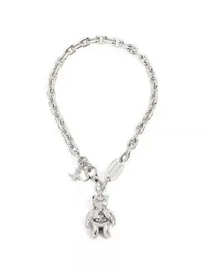 VIVIENNE WESTWOOD Teddy-bear Necklace - Silver