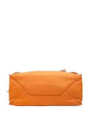 Balenciaga 2018-2026 Mini Leather Papier A4 Zip Around Satchel