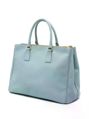 Prada 2010-2026 Large Saffiano Lux Galleria Double Zip Satchel Tote Bag