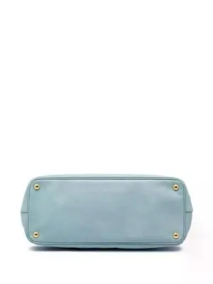 Prada 2010-2026 Large Saffiano Lux Galleria Double Zip Satchel Tote Bag
