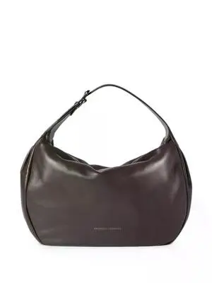 Brunello Cucinelli Boule Bag In Nappa Leather - Brown