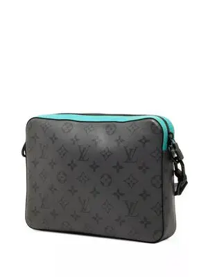 LOUIS VUITTON 2021-2026 Monogram Eclipse Trio Messenger Crossbody Bag