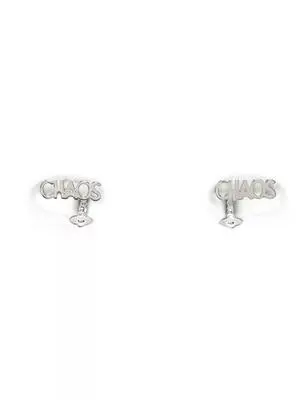 VIVIENNE WESTWOOD Chaos Stud Earrings - Silver