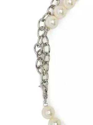 N°21 Crystal-embellished Bow-pendant Necklace
