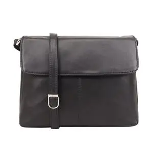 LLOYD BAKER Kheda Leather Crossbody Bag - Black