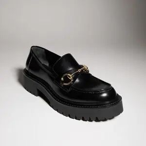 Gucci Loafer With Horsebit And Lug Sole Leather