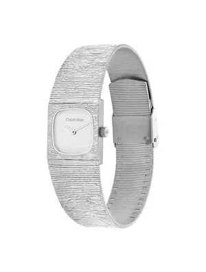 Calvin Klein Textured Dial Mesh Bracelet Watch