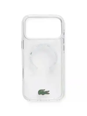 Lacoste Logo-plaque Iphone Case - Neutrals