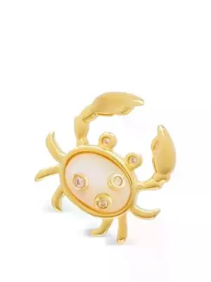 ESHVI Mother-of-pearl Crab Stud Earrings