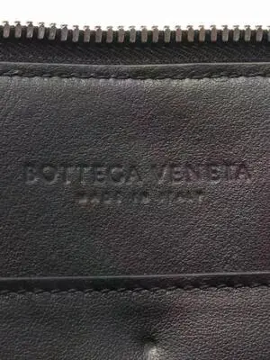 Bottega Veneta 2010s Leather Clutch Bag - Black