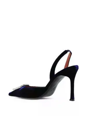 Amina Muaddi Camelia Crystal-embellished Pumps