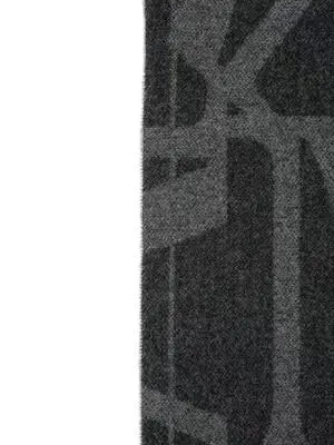 Marc O'polo Logo-intarsia Frayed Scarf