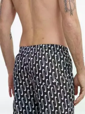 Nike Swoosh-print Swim Shorts