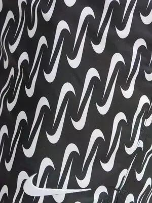 Nike Swoosh-print Swim Shorts
