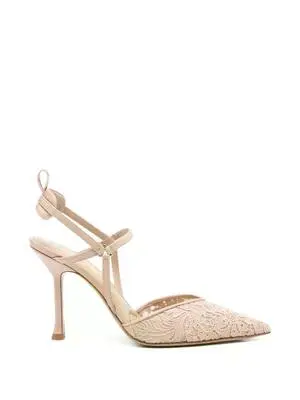 Fendi Very Colibrì Lace Pumps