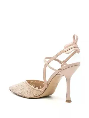 Fendi Very Colibrì Lace Pumps
