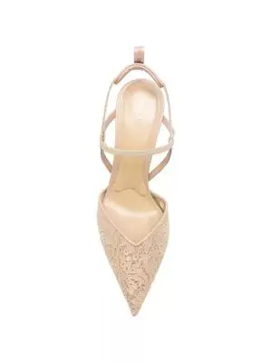 Fendi Very Colibrì Lace Pumps