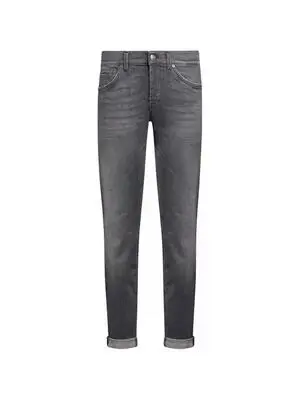 DONDUP Slim-fit Faded Jeans - Grey