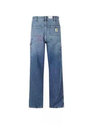 Carhartt Work In Progress Single Knee Used-effect Jeans