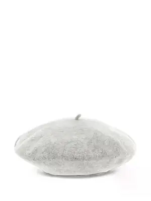 MAISON MARGIELA Four-stitch Wool Beret - Grey