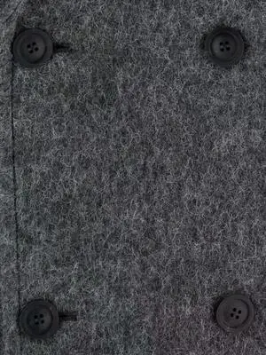 COOR Double-breasted Brushed-finish Coat